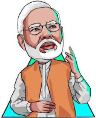 Congratulations! The PNG Image Has Been Downloaded (Modi Cartoon Png ...