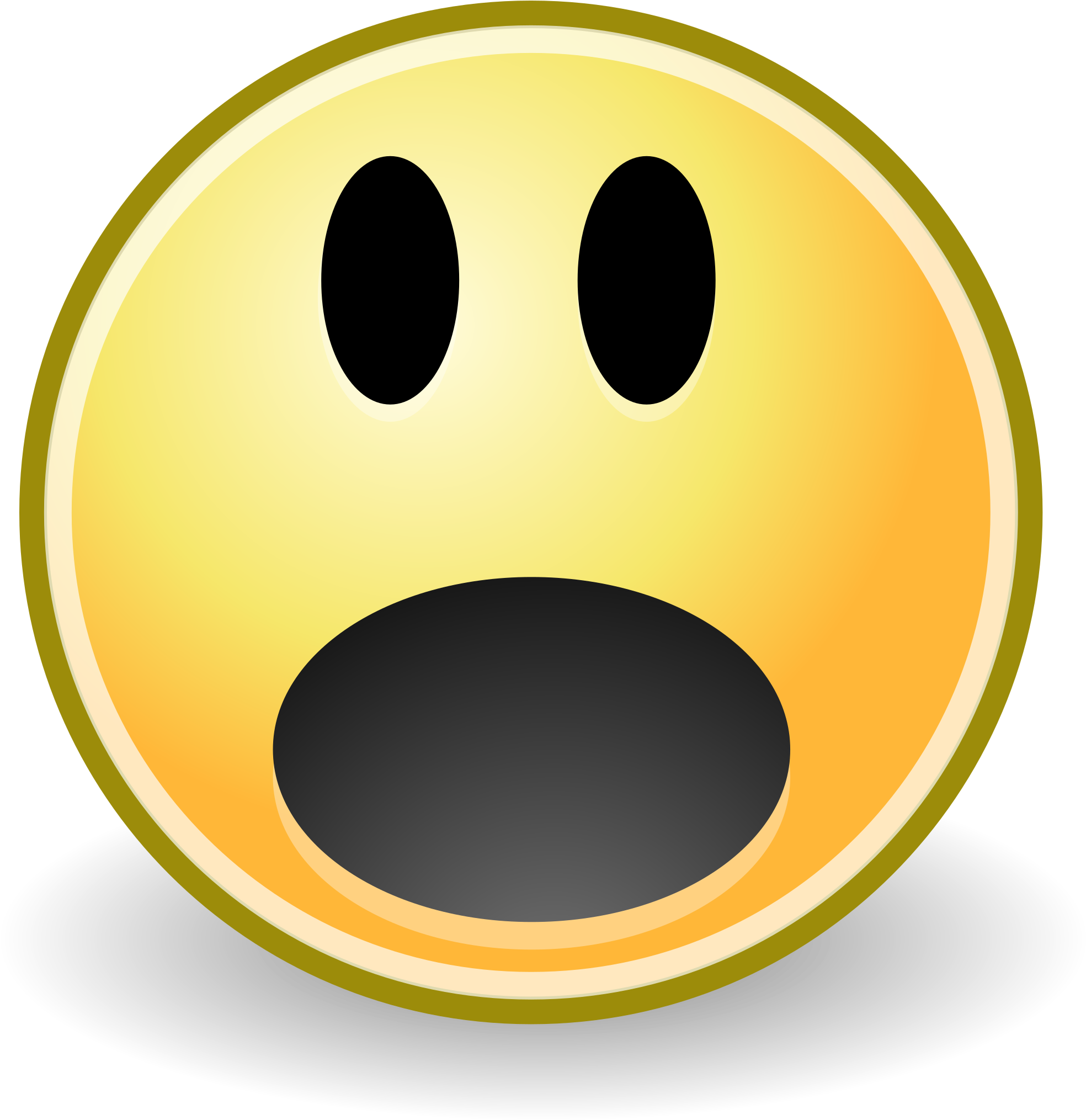 Congratulations! The PNG Image Has Been Downloaded (Shocked Face Emoji ...