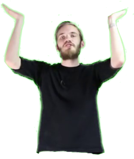 Congratulations! The PNG Image Has Been Downloaded (Pewdiepie No Legs ...
