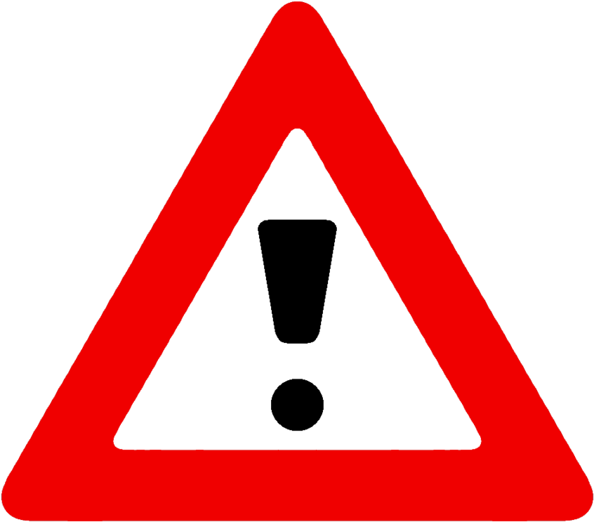 Congratulations! The PNG Image Has Been Downloaded (Warning Sign Icon ...