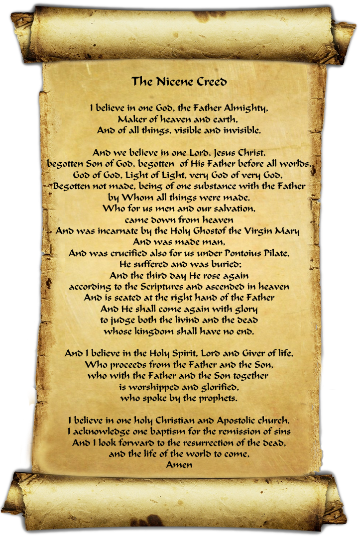 Congratulations! The PNG Image Has Been Downloaded (Nicene Creed On ...