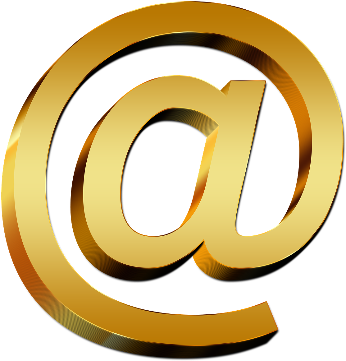 Congratulations! The PNG Image Has Been Downloaded (Gold Email Icon Png ...