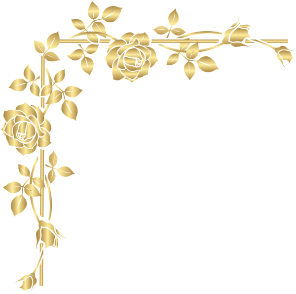 Congratulations! The PNG Image Has Been Downloaded (Gold Rose Corner ...