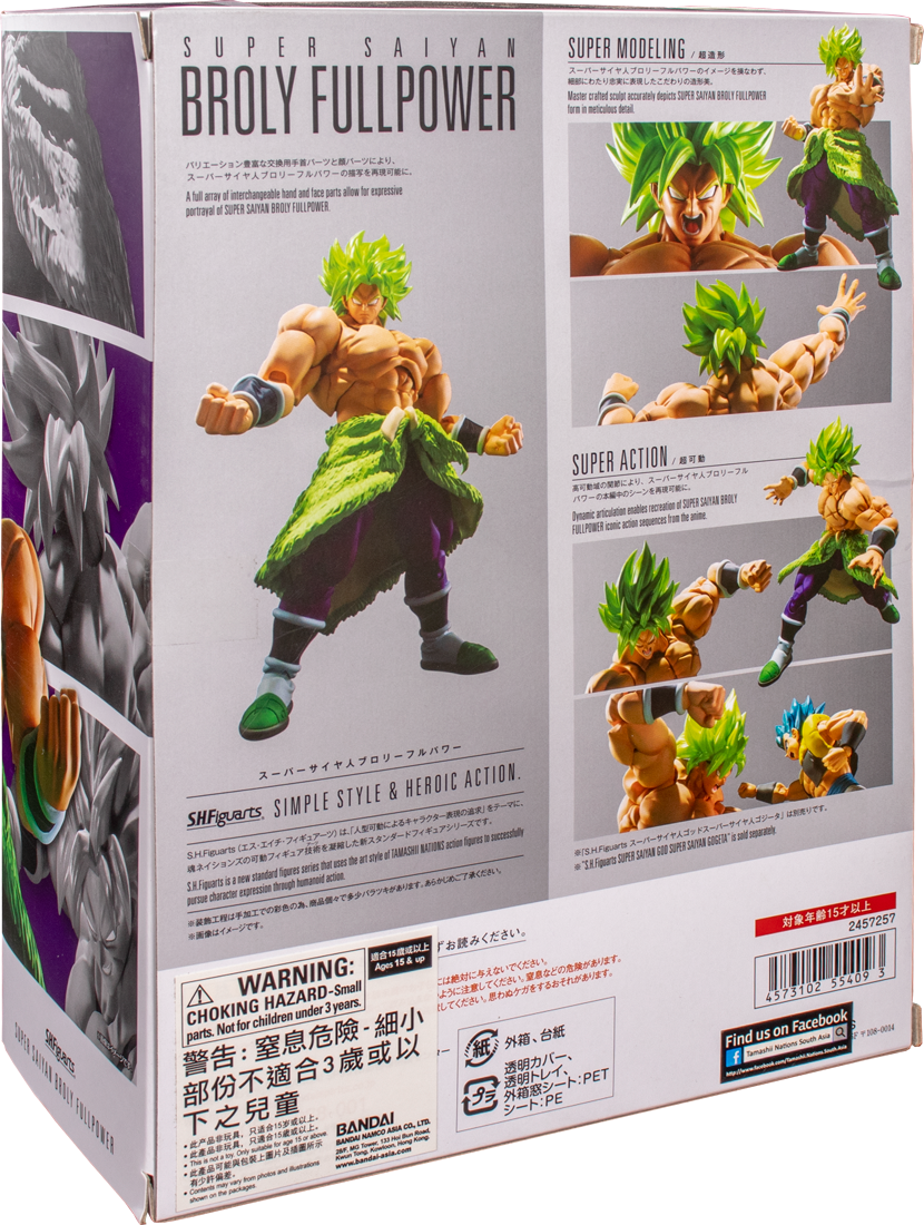 Congratulations! The PNG Image Has Been Downloaded (Sh Figuarts Broly Full Power Box, HD Png ...