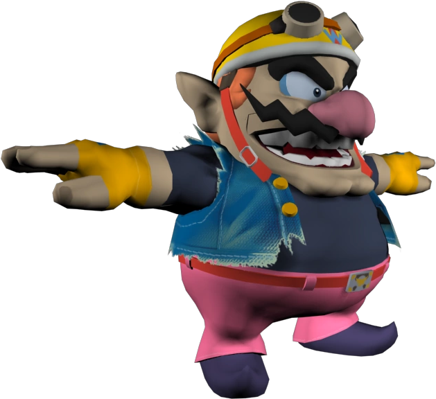 Congratulations! The PNG Image Has Been Downloaded (Wario T Pose ...