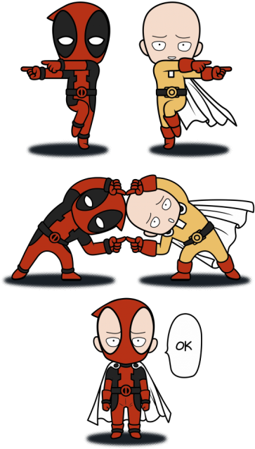 Congratulations! The PNG Image Has Been Downloaded (Deadpool One Punch ...