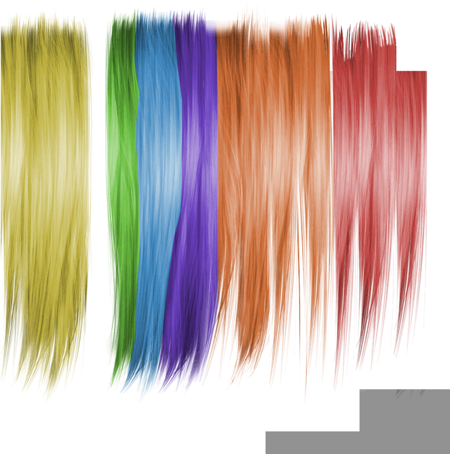 Congratulations! The PNG Image Has Been Downloaded (Transparent Hair ...