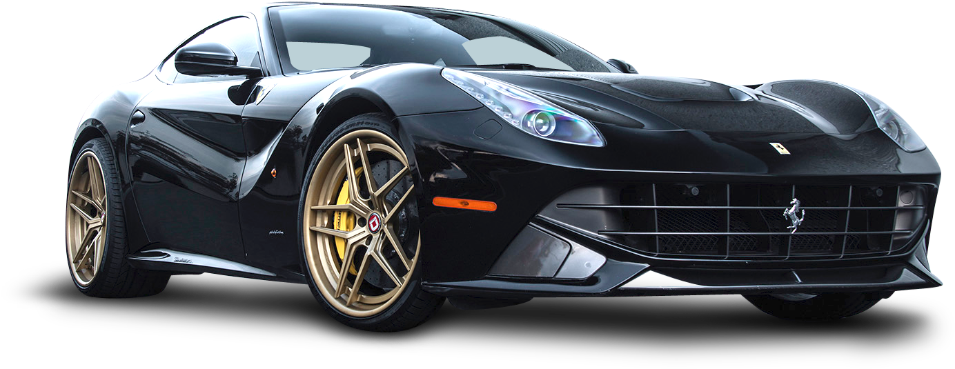 Congratulations! The PNG Image Has Been Downloaded (Black Ferrari F12 ...