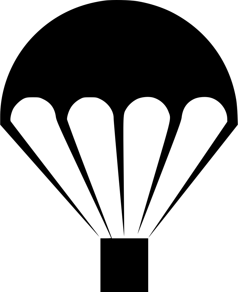 Congratulations! The PNG Image Has Been Downloaded (Parachute - White ...