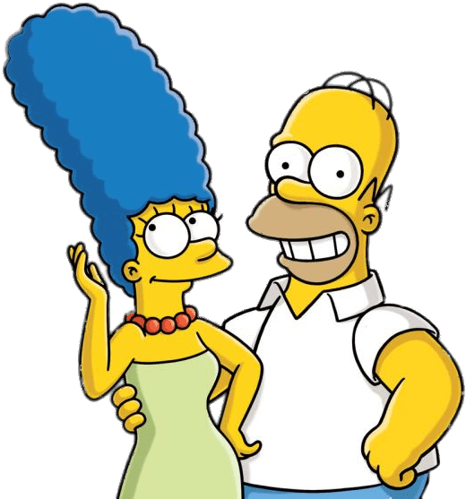 Congratulations! The PNG Image Has Been Downloaded (Homer And Marge ...