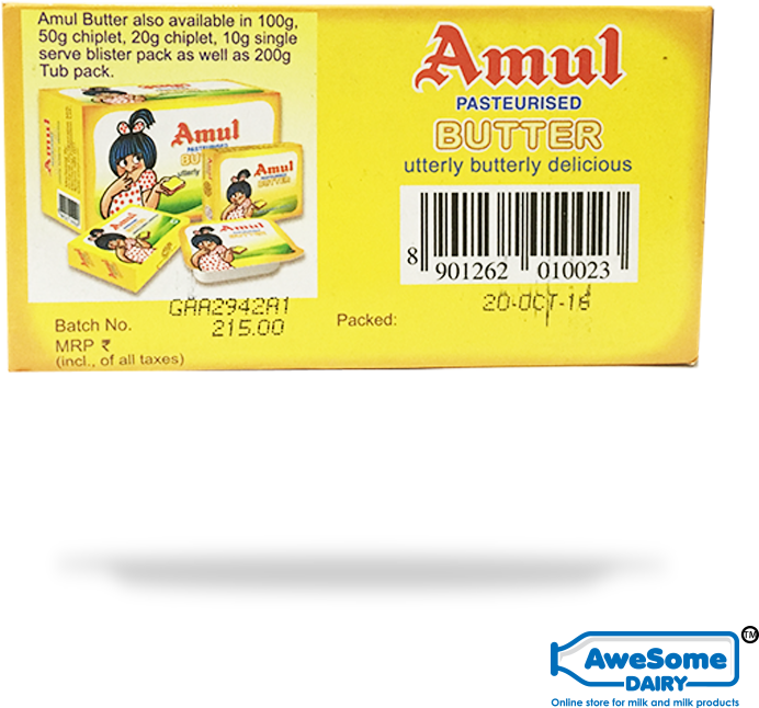 Congratulations! The PNG Image Has Been Downloaded (Amul Butter Png ...