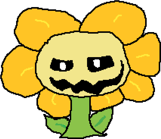 Congratulations! The PNG Image Has Been Downloaded (Flowey Doing Creepy ...