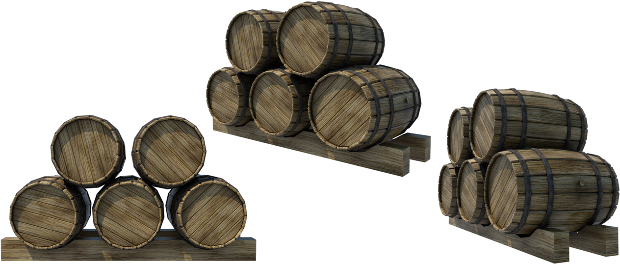 Congratulations! The PNG Image Has Been Downloaded (Wooden Barrels ...