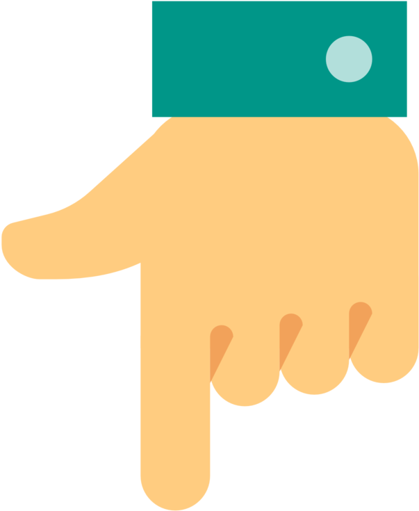 Congratulations! The PNG Image Has Been Downloaded (Hand Down Icon ...