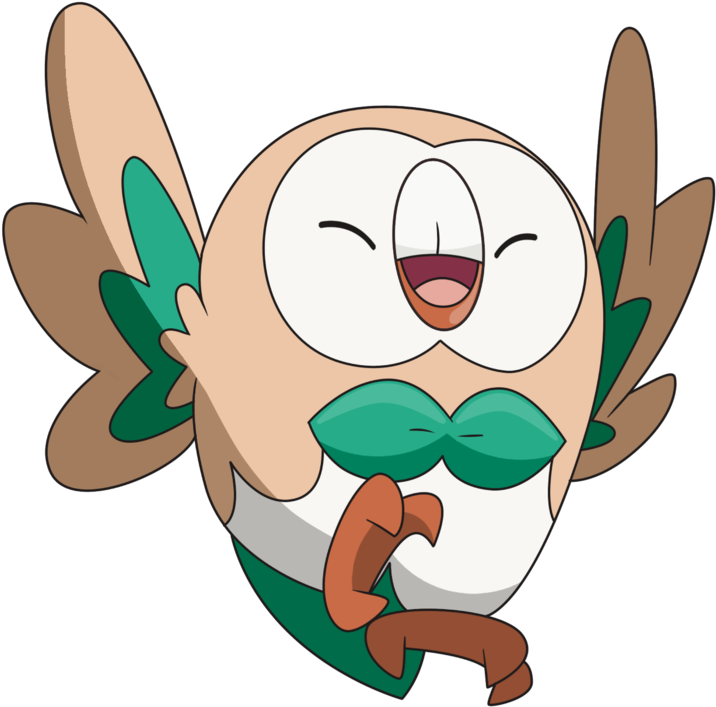 Congratulations! The PNG Image Has Been Downloaded (Evolution Rowlet ...