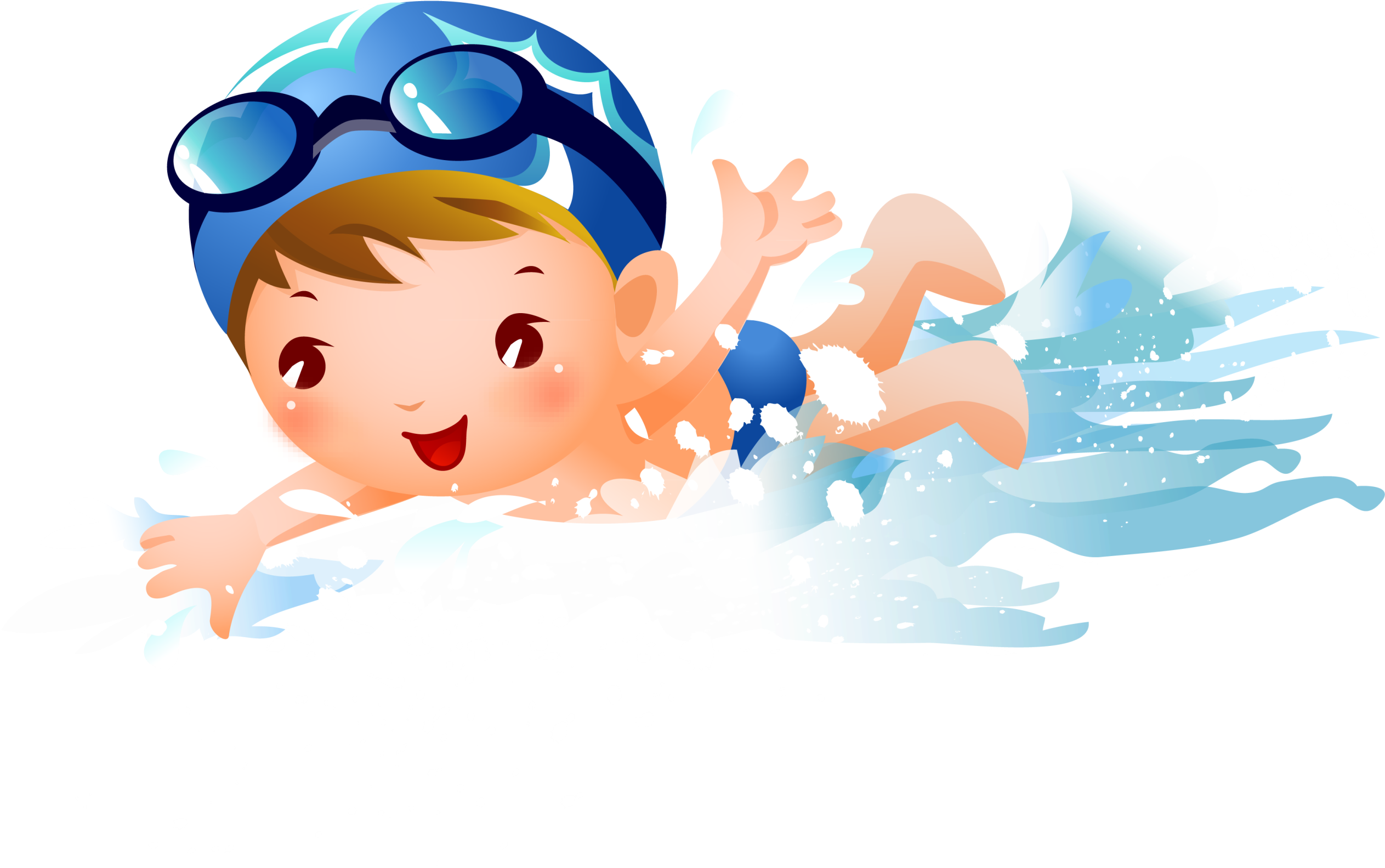 Congratulations! The PNG Image Has Been Downloaded (Swimming Child Clip ...