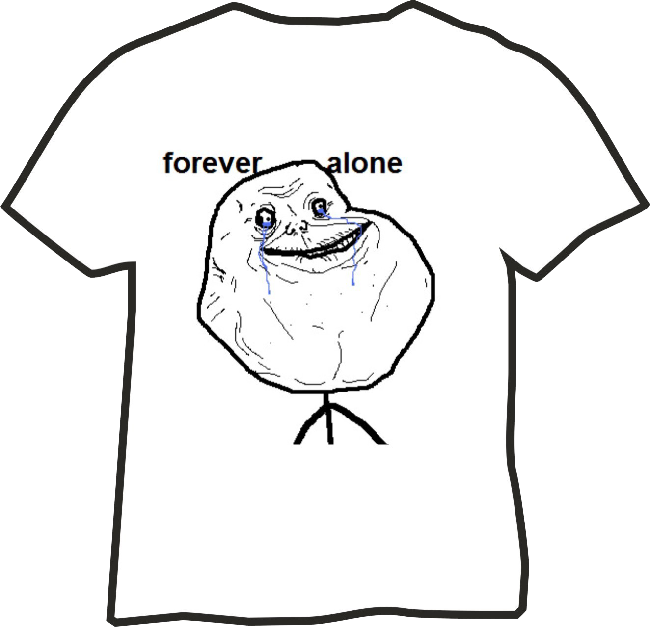 Congratulations! The PNG Image Has Been Downloaded (Forever Alone Meme ...