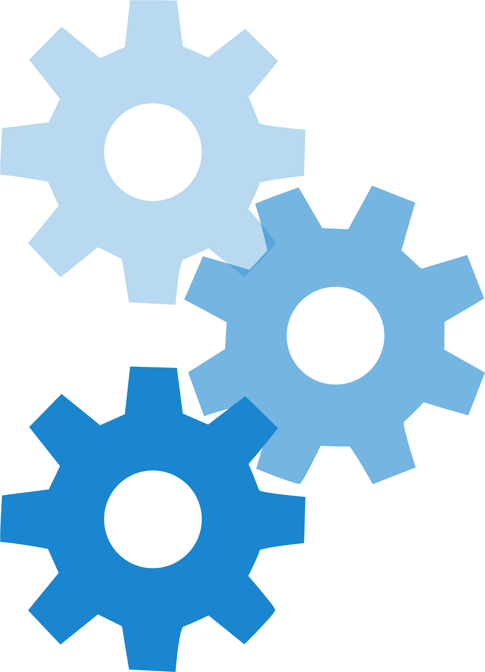 Congratulations! The PNG Image Has Been Downloaded (Gears Icon Blue, HD ...