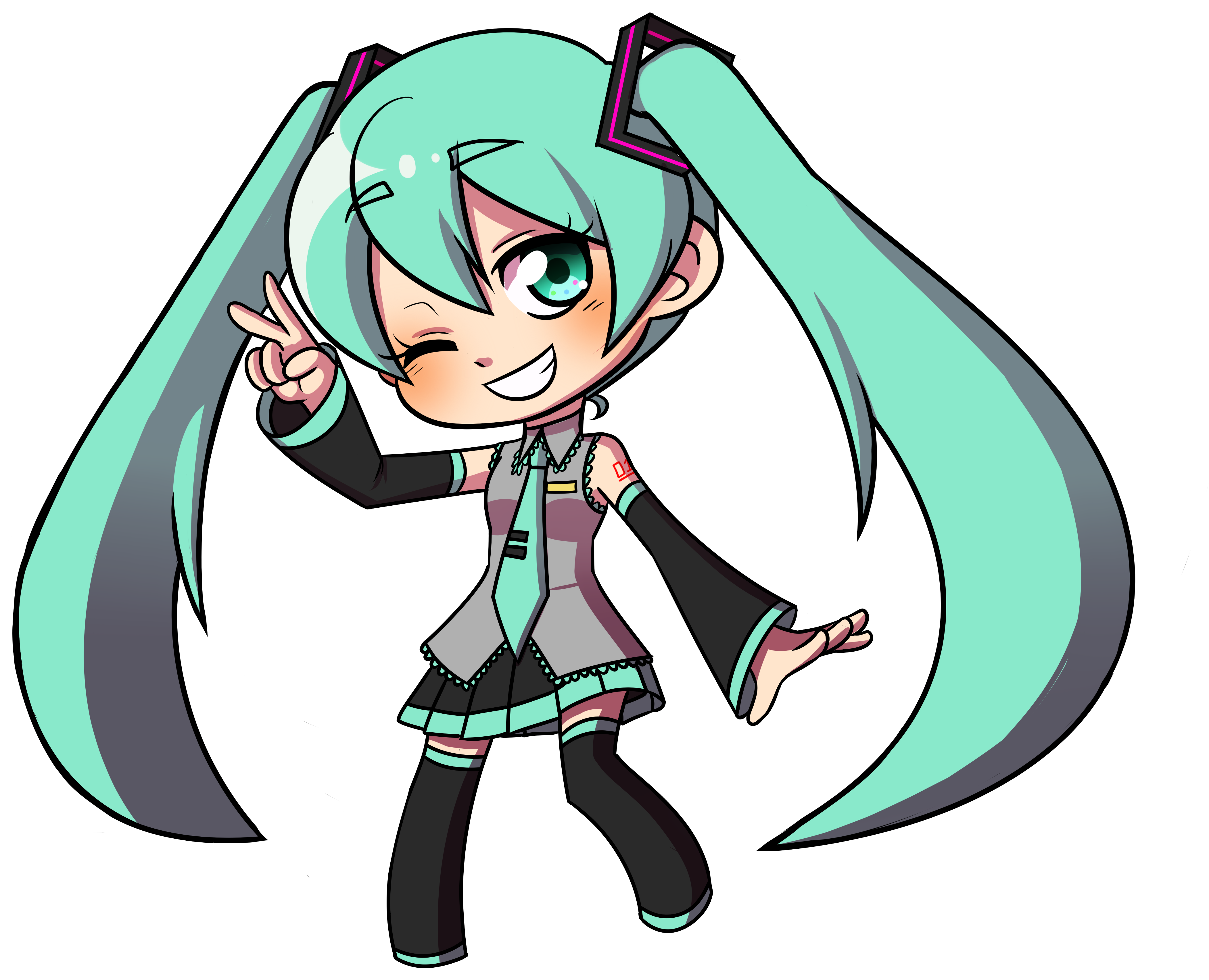 Congratulations! The PNG Image Has Been Downloaded (Chibi Miku Cartoon ...