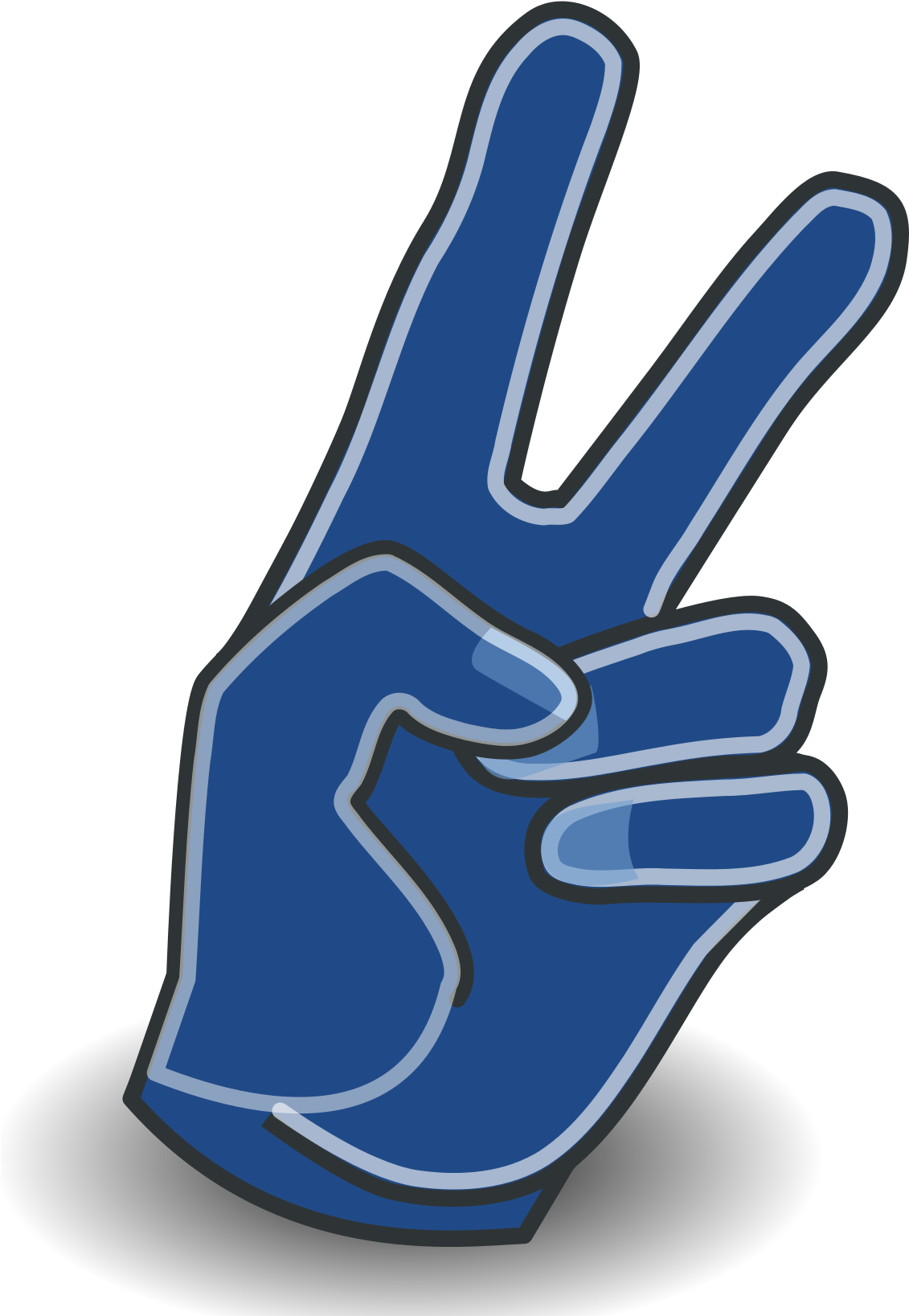 Congratulations! The PNG Image Has Been Downloaded (Peace Sign Left ...