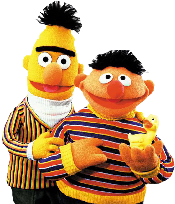 Congratulations! The PNG Image Has Been Downloaded (Bert And Ernie In ...