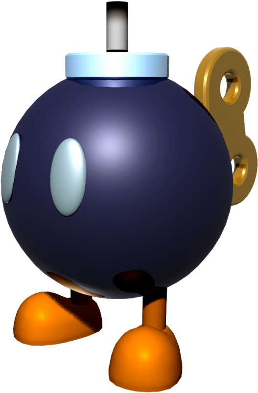 Congratulations! The PNG Image Has Been Downloaded (Bob Omb Png - Super ...