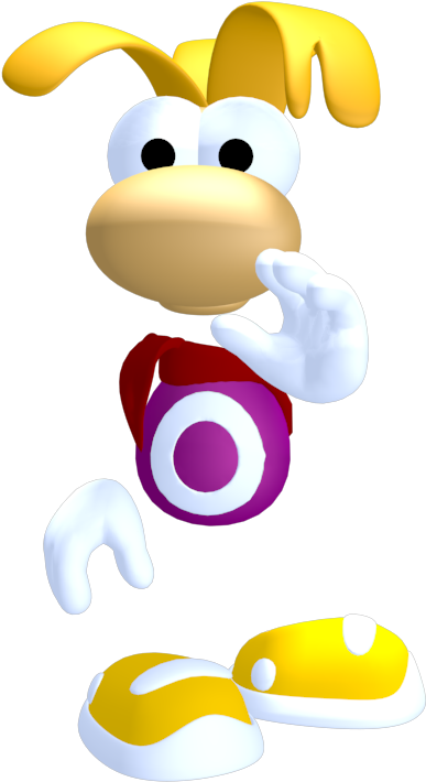 Congratulations! The PNG Image Has Been Downloaded (Rayman 1 3d Model ...