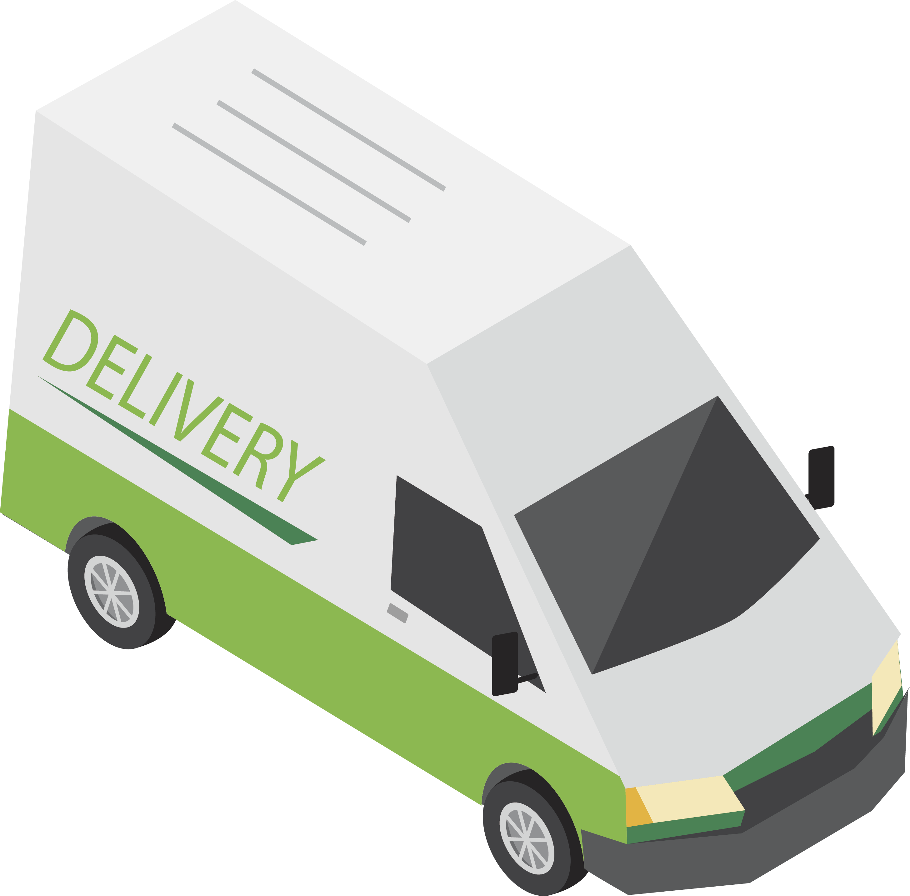 Congratulations! The PNG Image Has Been Downloaded (Green Delivery Car ...