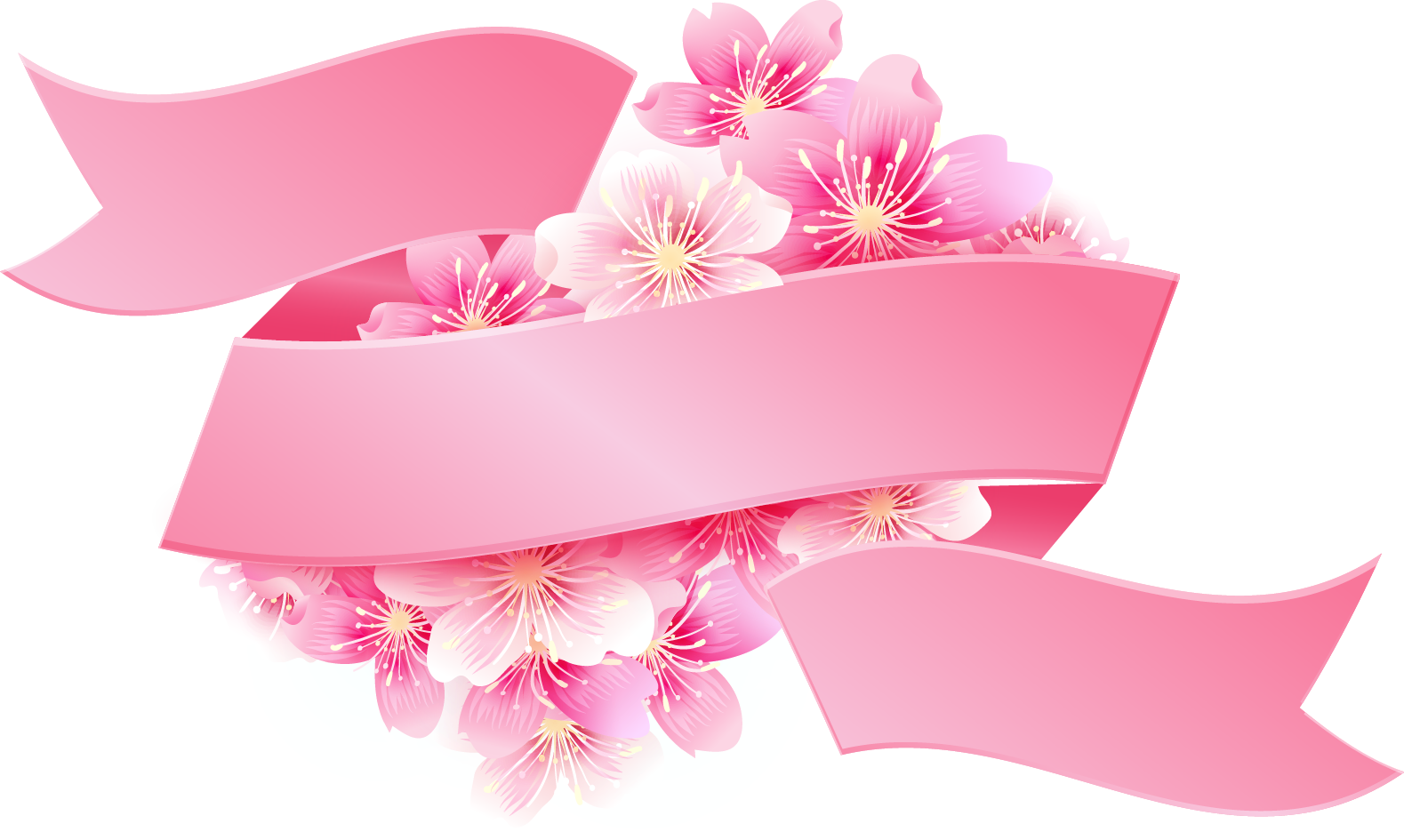 Congratulations! The PNG Image Has Been Downloaded (Pink Ribbon With ...