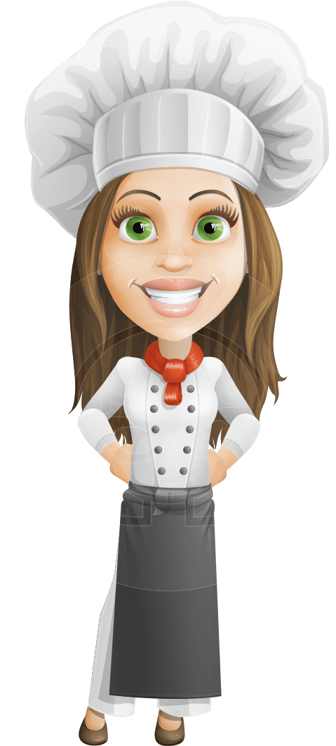 Congratulations! The PNG Image Has Been Downloaded (Chef Cartoon Female ...