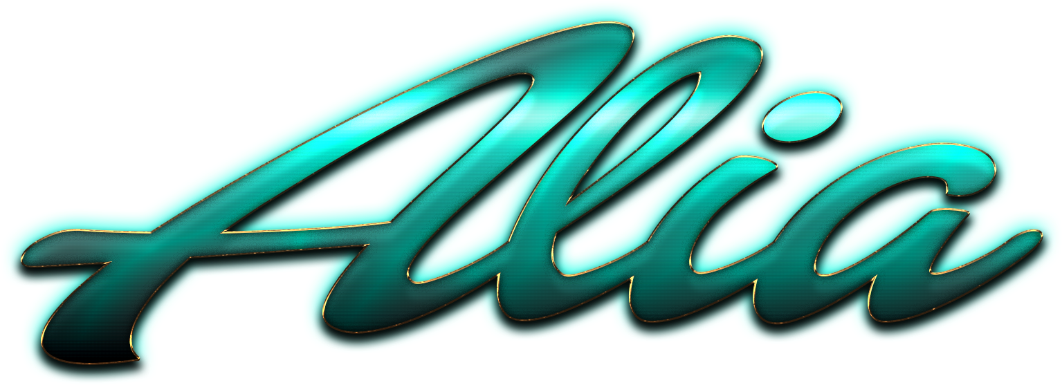 Congratulations! The PNG Image Has Been Downloaded (Alia Name Logo ...