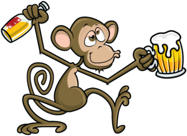 Congratulations! The PNG Image Has Been Downloaded (Drunk Monkey ...