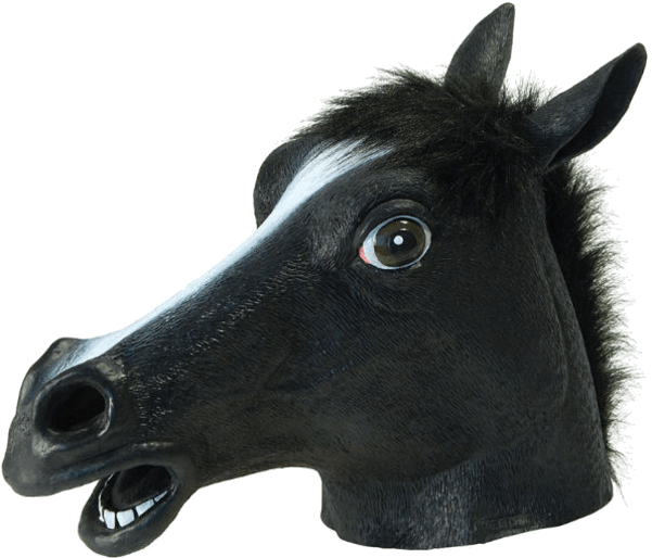 Congratulations! The PNG Image Has Been Downloaded (Black Horse Mask ...