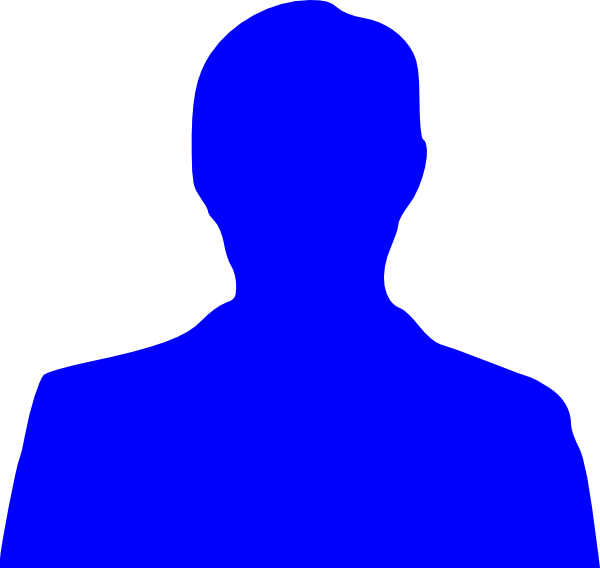 Congratulations! The PNG Image Has Been Downloaded (Blue Person Outline ...