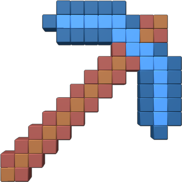 Congratulations! The PNG Image Has Been Downloaded (A Diamond Pickaxe ...