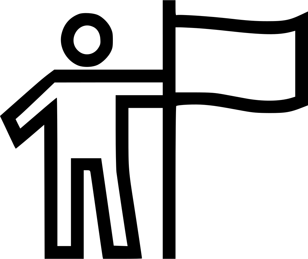 Congratulations! The PNG Image Has Been Downloaded (Man Setting Flag ...