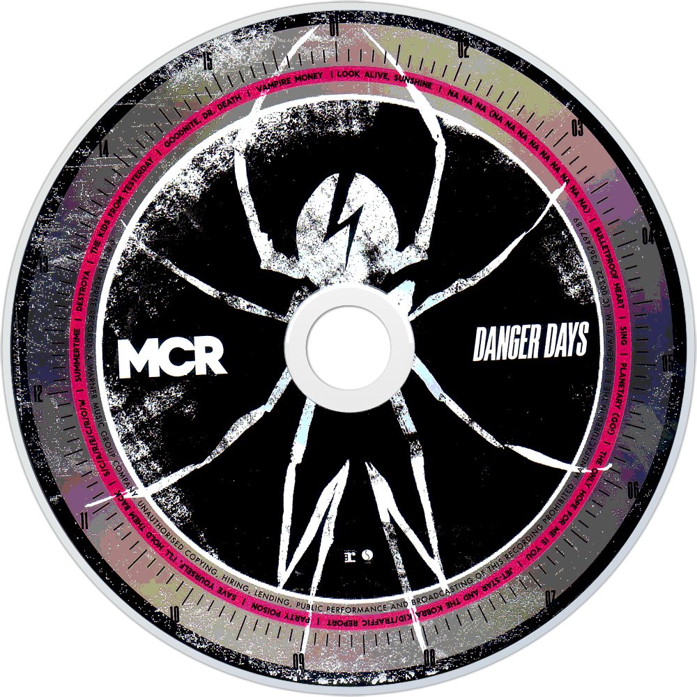 Congratulations! The PNG Image Has Been Downloaded (My Chemical Romance Danger Days Cd, HD Png ...
