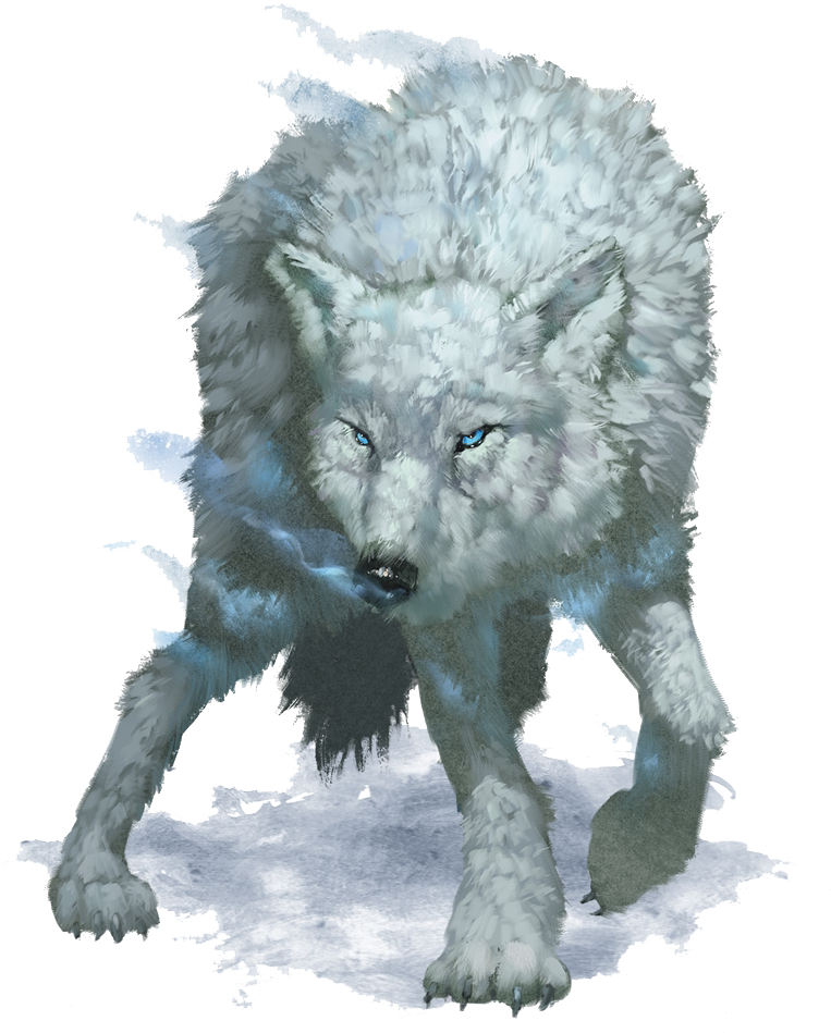 Congratulations! The PNG Image Has Been Downloaded (Dnd Winter Wolf ...