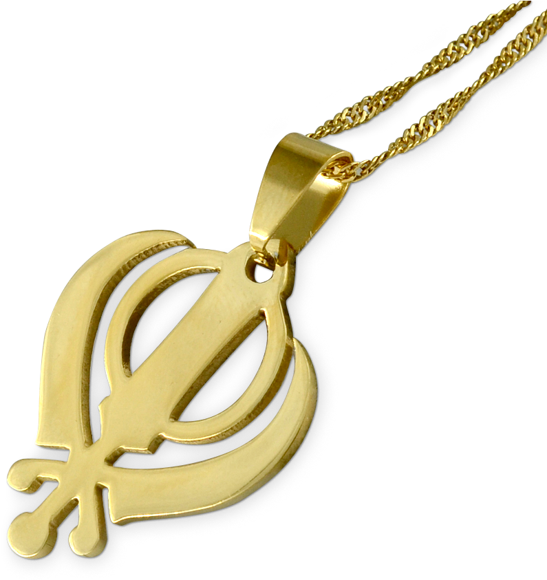 Congratulations! The PNG Image Has Been Downloaded (Gold Khanda With ...