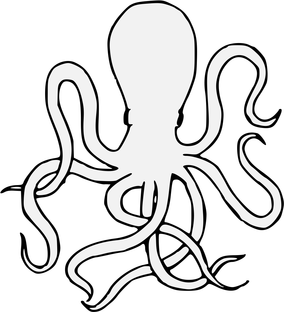 Congratulations! The PNG Image Has Been Downloaded (Heraldic Octopus ...