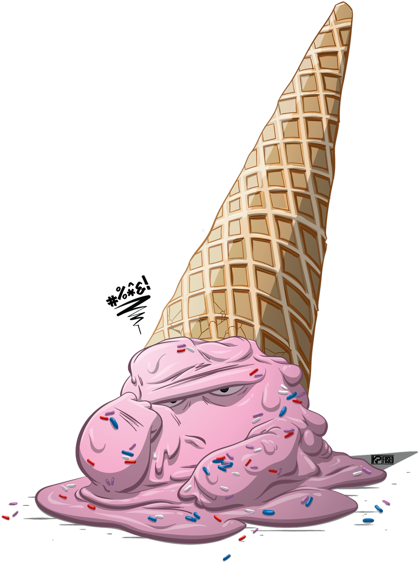 Congratulations! The PNG Image Has Been Downloaded (Ice Cream Spilling ...
