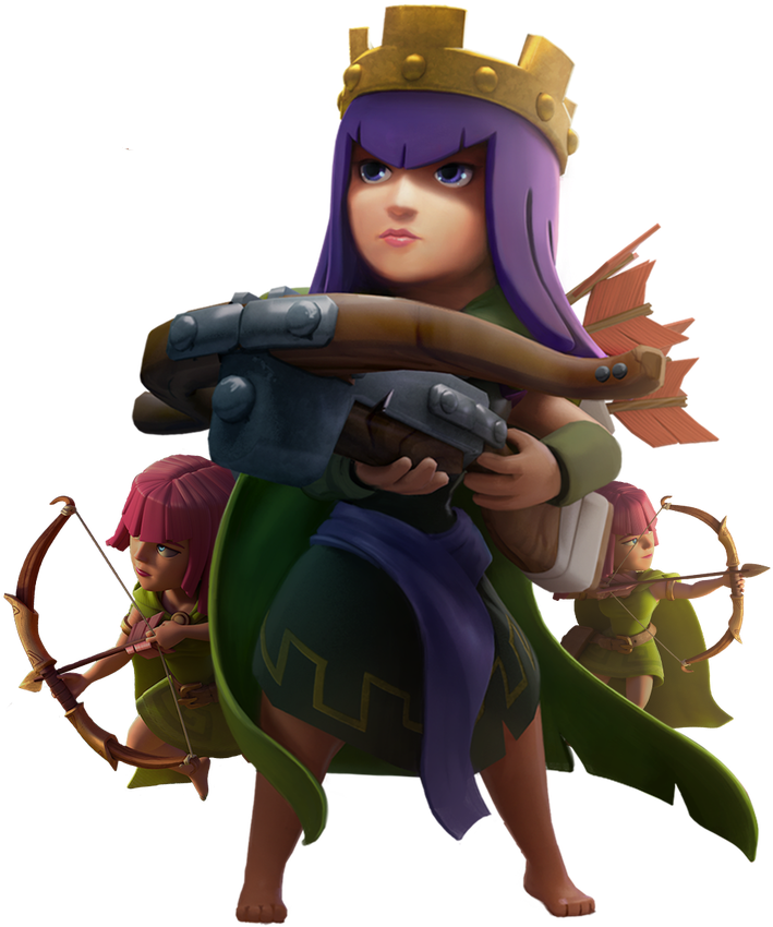 Congratulations! The PNG Image Has Been Downloaded (Coc Archer Queen ...