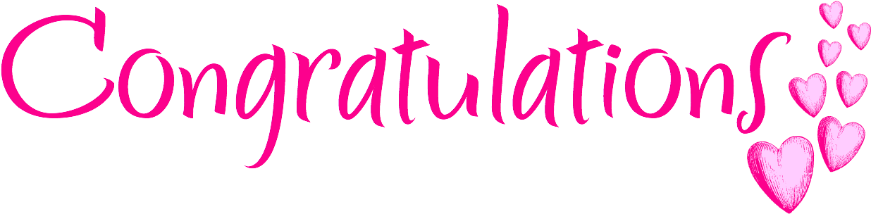 Congratulations! The PNG Image Has Been Downloaded (Pink ...