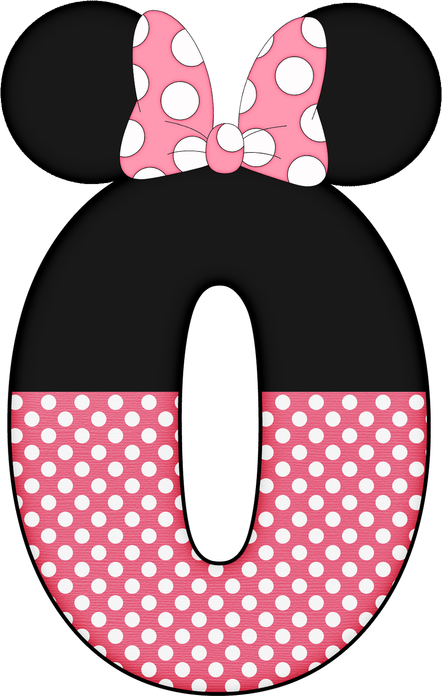 Congratulations! The PNG Image Has Been Downloaded (Minnie Mouse Number ...