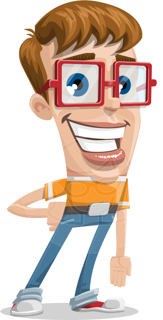 Congratulations! The PNG Image Has Been Downloaded (Cute Nerd With ...