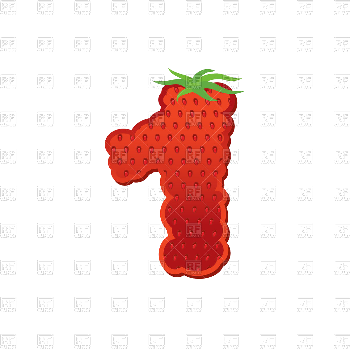 Congratulations! The PNG Image Has Been Downloaded (Number 1 Strawberry ...