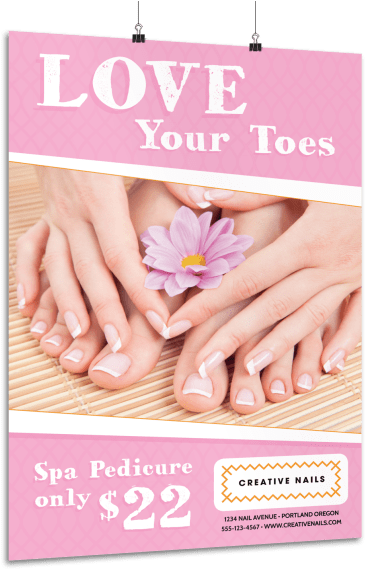 Congratulations! The PNG Image Has Been Downloaded (Spa Promo Pedicure ...