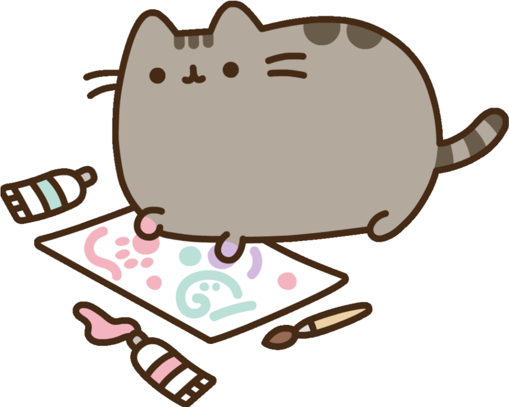 Congratulations! The PNG Image Has Been Downloaded (#paint #pusheen # ...