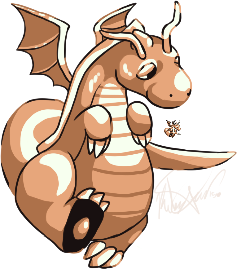 Congratulations! The PNG Image Has Been Downloaded (Dragonite Sprite ...
