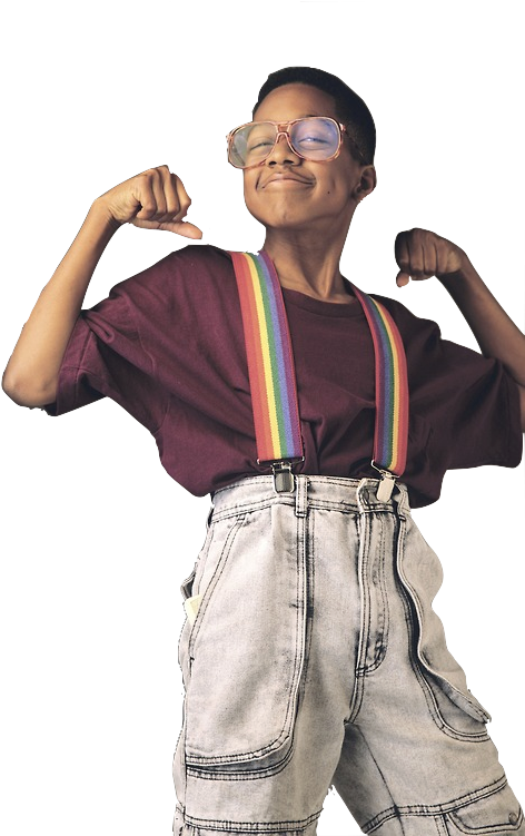 Congratulations! The PNG Image Has Been Downloaded (Steve Urkel White ...
